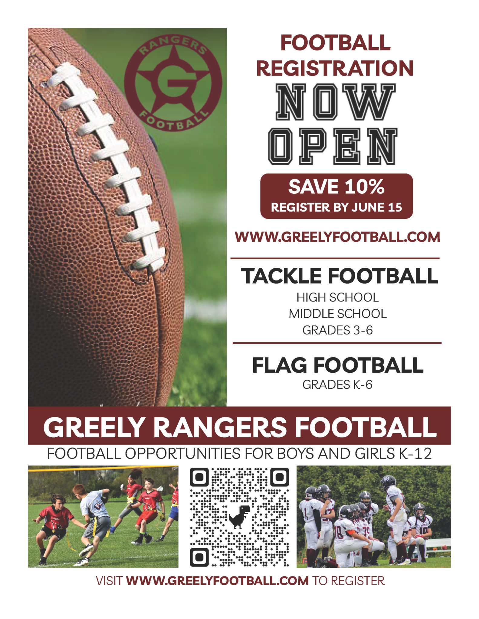 Greely Football – Rangers Lead The Way!